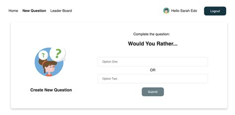 Github Nilseri Udacity Would You Rather React Would You Rather App With React