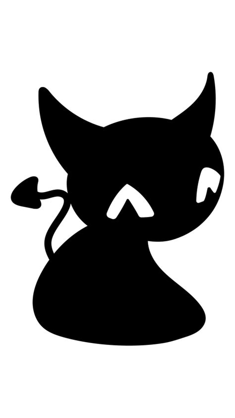 Cute Devil Cat Sticker In 2025 Cat Stickers Cute Cats Cats