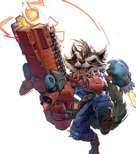 Rocket Raccoon Marvel Render V2 By Eternalashen On Deviantart
