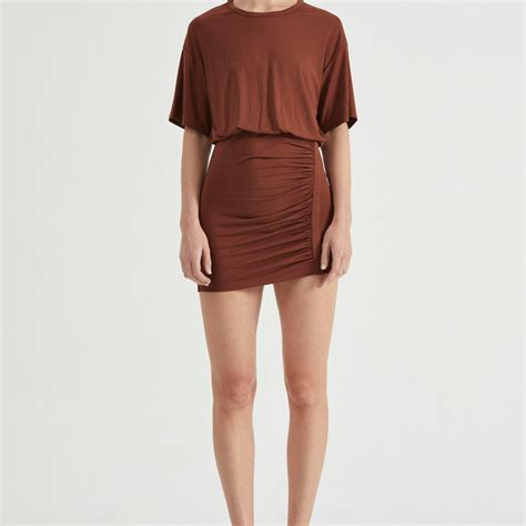 Push Pull Tee Dress Cinnamon Third Form Dresses For Women Shop Now