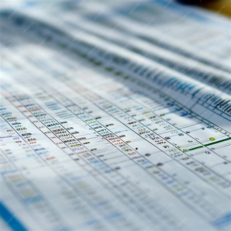 A Closeup Of A Cost Allocation Plan Detailing How Overhead Costs Are