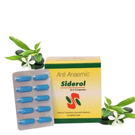 Siderol Capsule Ayurvedic Medicine For Iron Yamuna Chemist