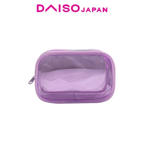 Daiso Mini Vinyl Pouch Lavender Haze Shopee Philippines
