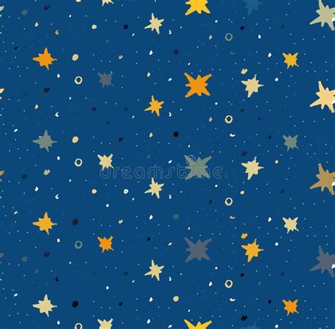 Pattern Star Doodle Vector Illustration Set Stock Vector