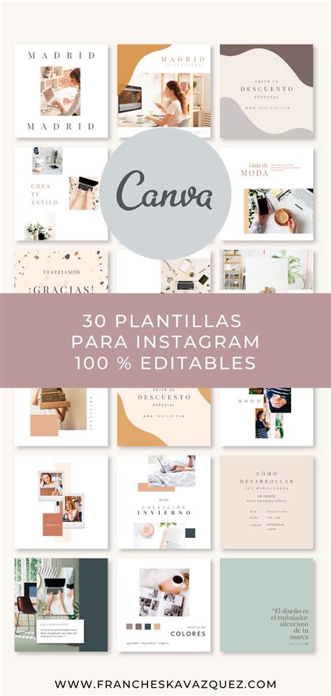 Plantillas De Instagram Para Editar En Canva Plantilla De Instagram