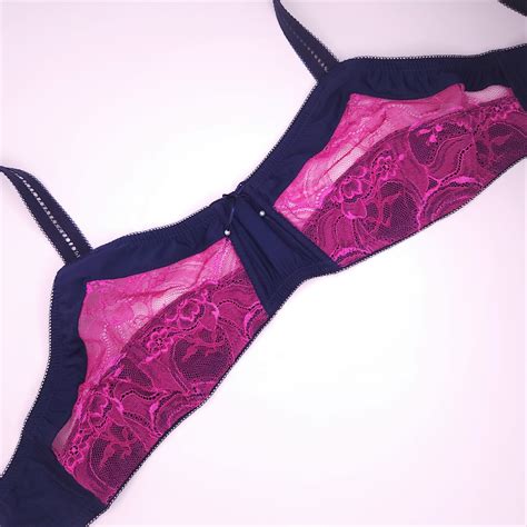 Crossdressing Aa Cup Bra For Men Purple Lace Aaa Bra Etsy
