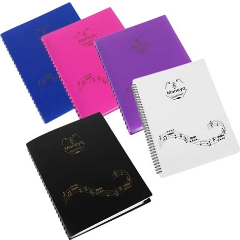 60 Pages A4 Music Practice Notebook Piano Violin U Vicedeal