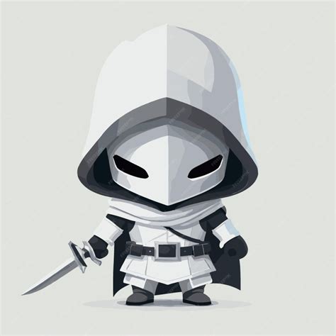 Premium Vector Android Assassin Vector On White Background