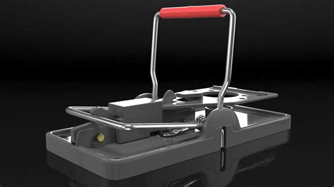 Victor Power Kill Mouse Trap Black 3d Model 29 Obj Lxo Ma Max Fbx C4d Blend 3ds Free3d