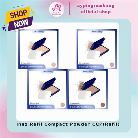Jual Inez Refil Color Contour Plus Compact Ppc Kemasan Baru Shopee Indonesia