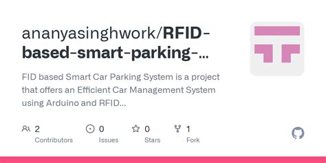 Github Ananyasinghworkrfid Based Smart Parking System Fid Based