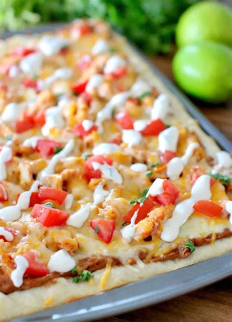 Easy Creamy White Chicken Enchiladas The Country Cook Taco Pizza