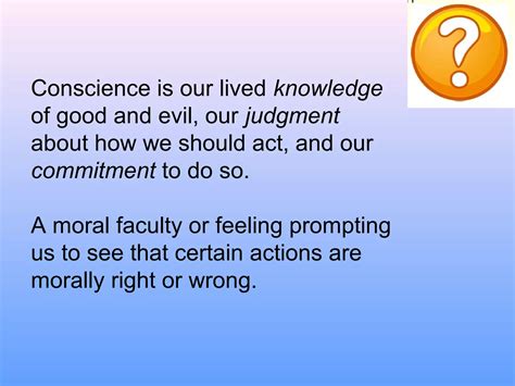 Conscience Ppt