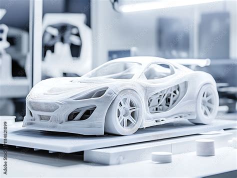 Rapid Prototyping Concept The Accelerated Process Of Creating Scale Models Or Assemblies Using