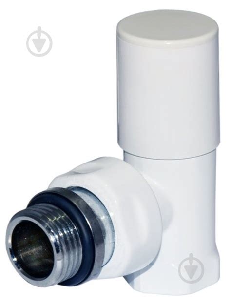 ᐉ Кран радиаторный Carlo Poletti Compact 12 угловой белый V150310ee • Купить в Киеве