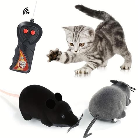 Taluosi Cute Faux Little Mouse Squeak Noise Sound Rat Playing Toy For
