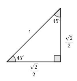Finding Missing Side Lengths In A 45 45 90 Triangle Geometry