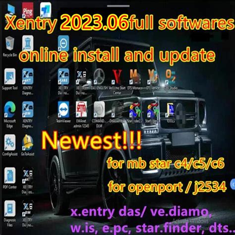 2022 09 Xentry Full Softwares Free Remote Install Activate For Auto Diagnostic Tool Mb Star Sd