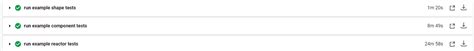 run example notebooks in parrallel with ga and not circleci to save 15 mins at each ci job