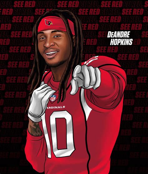 Download De Andre Hopkins Cardinals Illustration Wallpaper