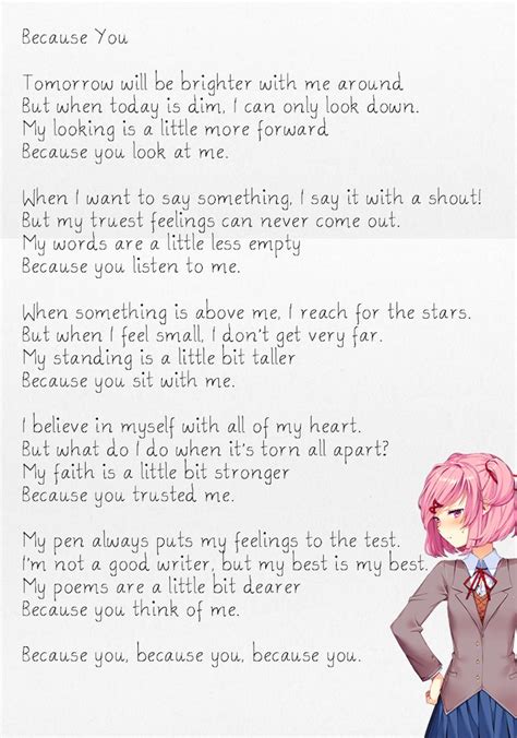 Steam Community Natsuki Poem