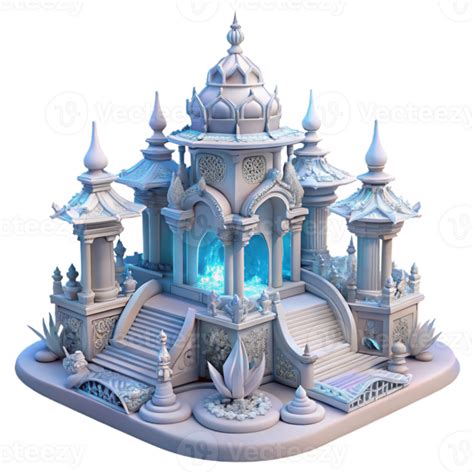 Stunning Contemporary Floating Temple Ornate Details Intricate