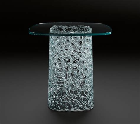 Buy The Fiam Macrame Glass Coffee Table End Table With Free Shipping