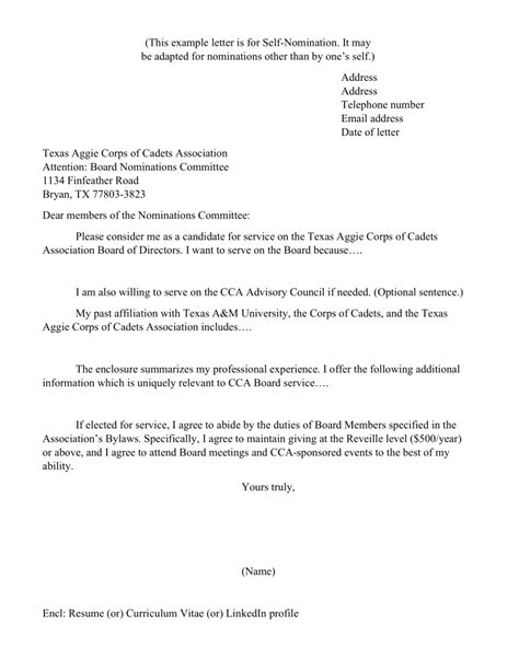 Writing A Successful Nomination Letter Iqgp