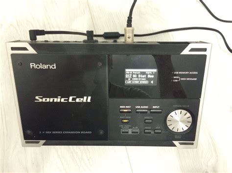 Infrequent Sound [sex Tex] Technology Roland Soniccell Expandable Synthesizer Module With Audio