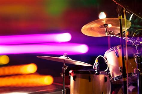 Tambor En El Escenario Foto Premium