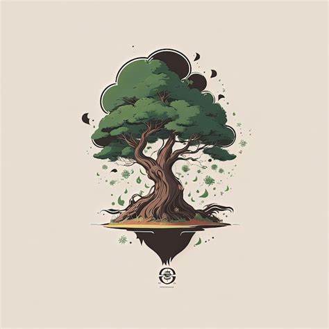 Premium Vector Vector Illustration Logo Tree Environmental Design
