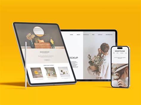 Two Ipad And Iphone Ui Mockup Set The Free Mockup