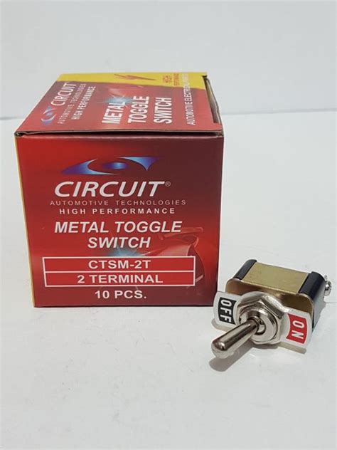 Automotive 2 Terminal Toggle Switch Metal Ctsm 2t Lazada Ph