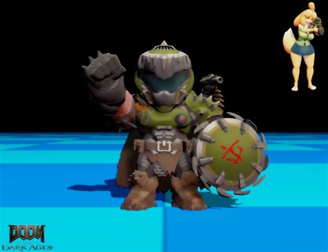 Mmd Model Doom Slayer Figure Dark Ages By Josugomezofficialnew On Deviantart