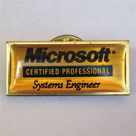 Microsoft Certified Systems Engineer Mcse Pin Learning En Us Mcse