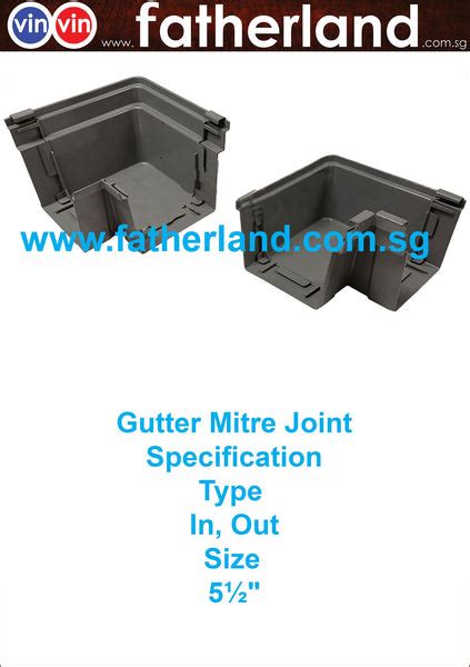 Gutter Mitre Joint Specification Type Out Size 5½ Sg