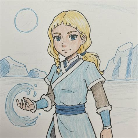 Drawing Of Katara By Jessicatownsville On Deviantart
