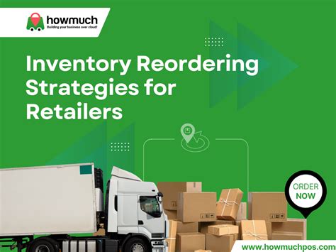 Inventory Reordering Strategies For Retailers