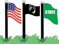 Flag Code Faqs Displaying The Flag