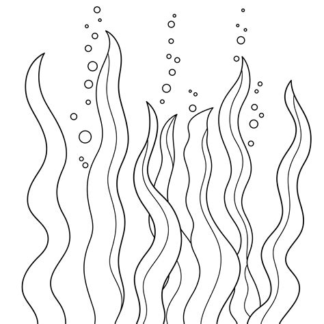 22 Dibujos De Algas Para Colorear Diseños Imprimibles Gratis Y En Pdf
