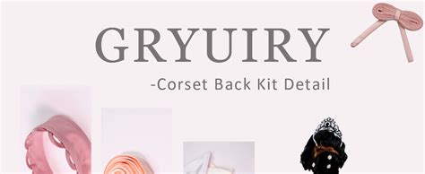 Gryuiry 4pcs Set Wedding Dresses Corset Kit Panel Extender