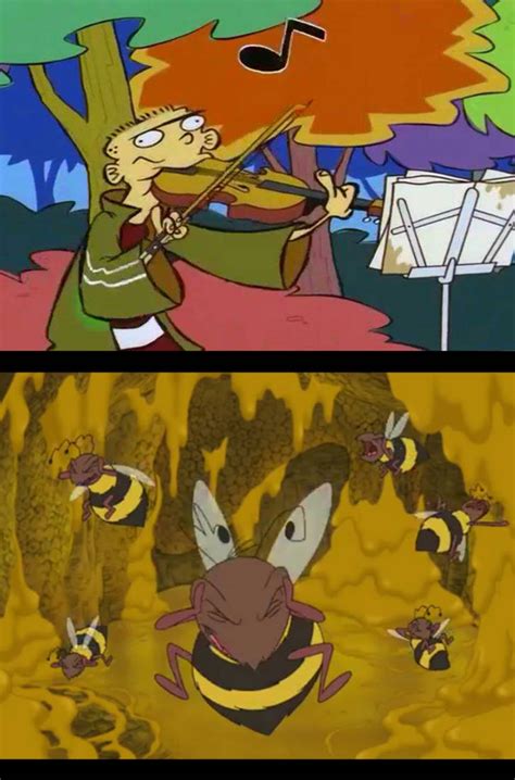 Eds Violin Playing Annoys Bees By Aung09 On Deviantart
