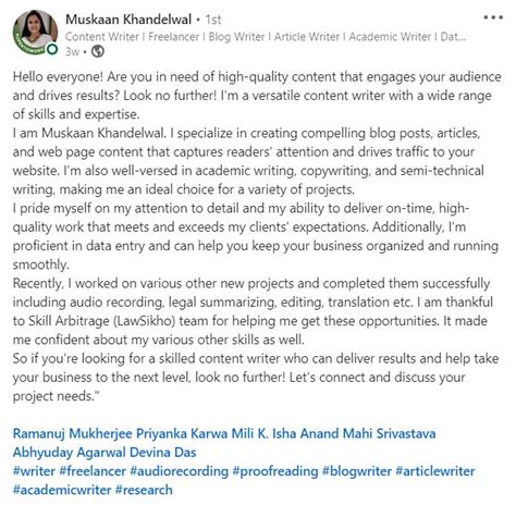 Skill Arbitrage On Linkedin Contentwriter Freelancer Talent