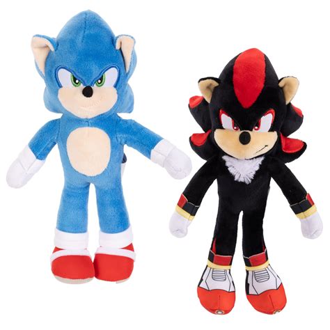 Sonic The Hedgehog Sonic 3 Movie Plush Sonic And Shadow Desertcart India