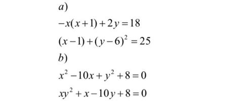 Solved For Multivariable Nonlinear Equations Solve The