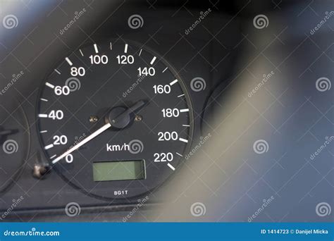 Speedometer Stock Image Image Of Traffic Showing Hand