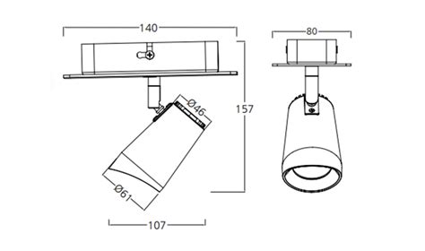 Ceiling 10w Led Spot Lighting Upshine Lighting