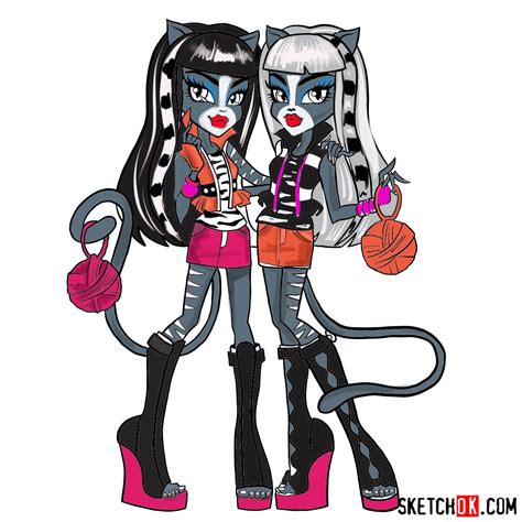 Meowlody Monster High Coloring Pages 2025