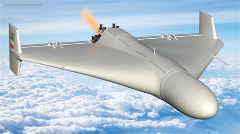 Hesa Shahed 136 3d Model Turbosquid 2046457