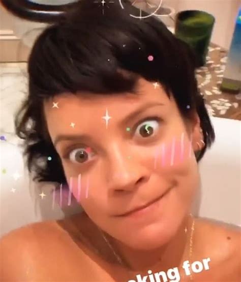 Lily Allen Films Herself Naked In The Bath As She Teases New Music